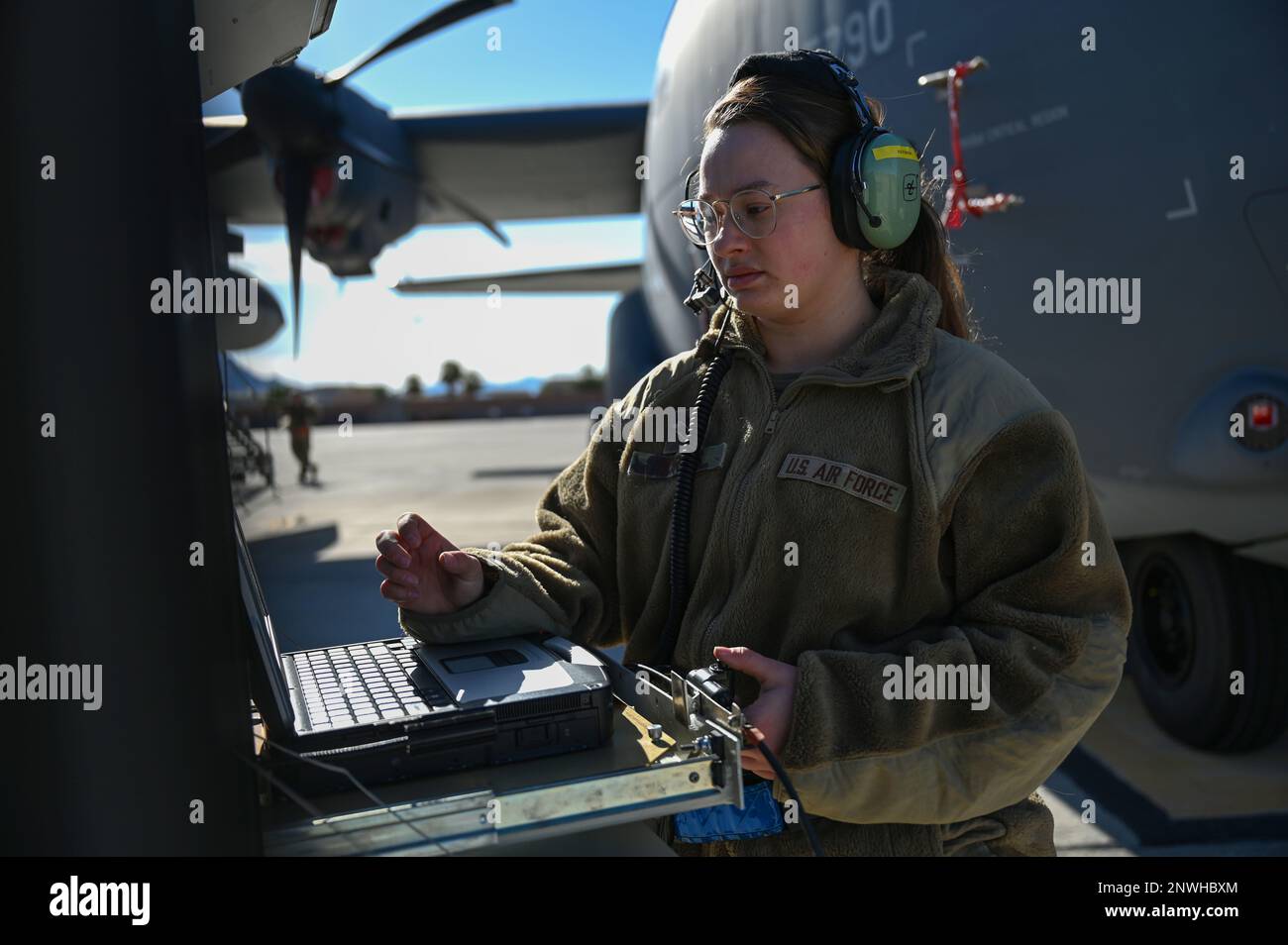 U.S. Air Force Senior Airman Vanessa Torres, 87th Electronic Warfare ...