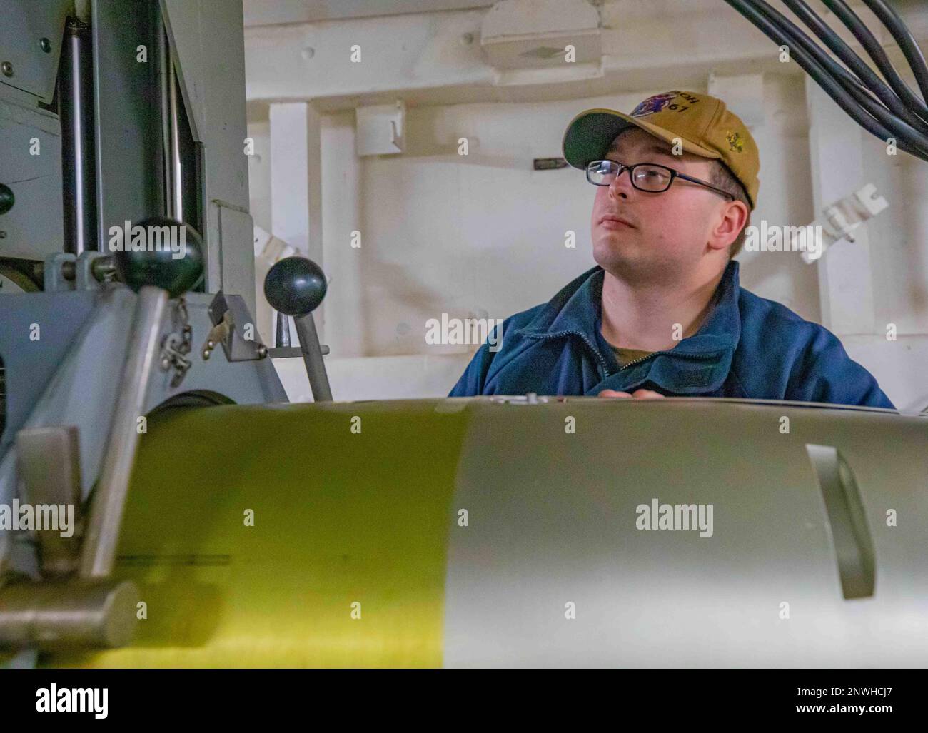 230125-N-NY362-3050 PHILIPPINE SEA (Jan. 25, 2023) Sonar Technician ...