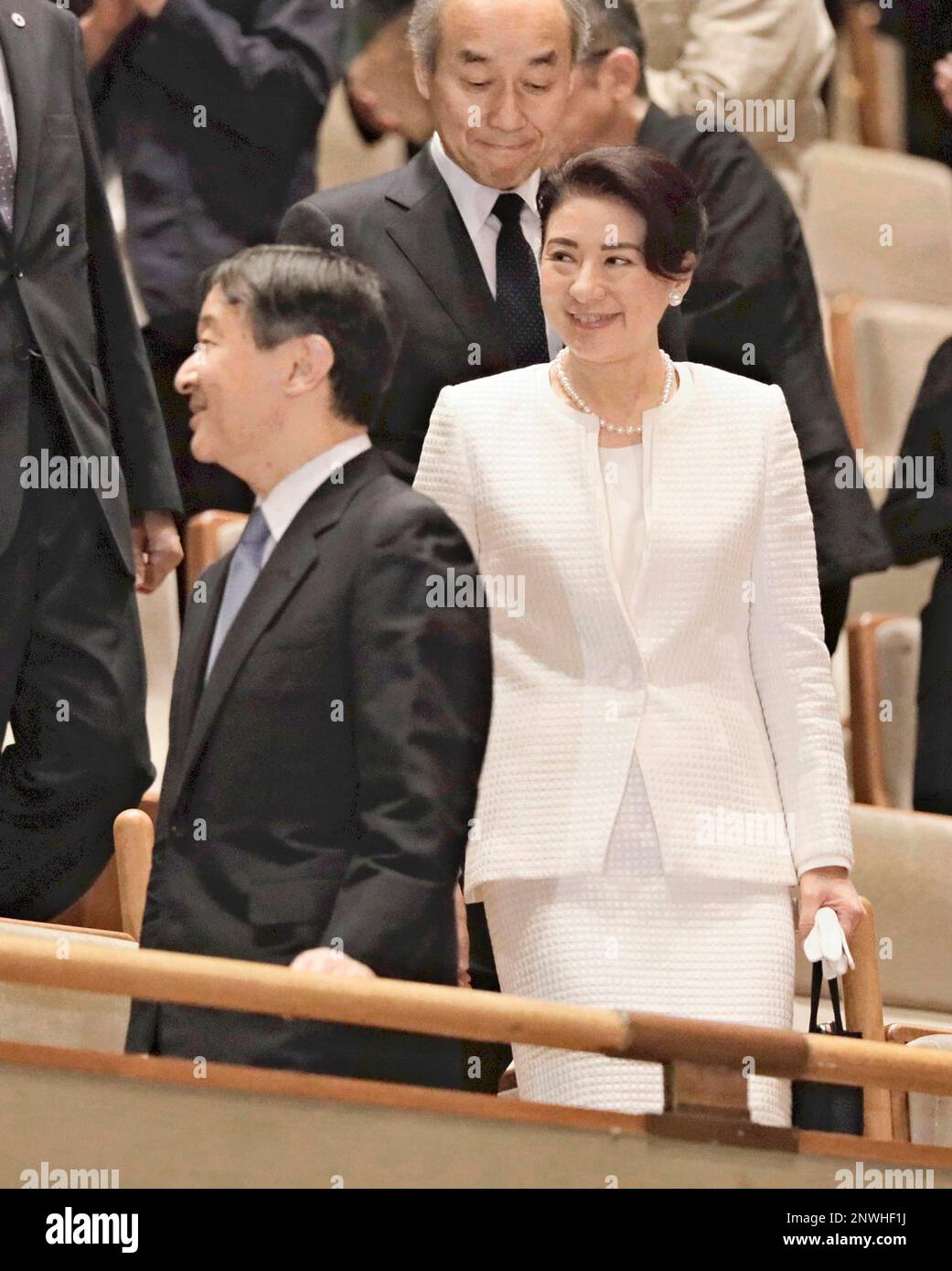 Japan's Crown Prince Naruhito and his wife Princess Masako arrive at ...