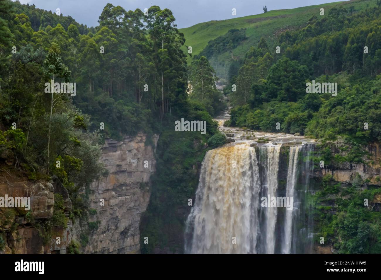 Karkloof waterfall in midlands meander KZN south africa Stock Photo - Alamy