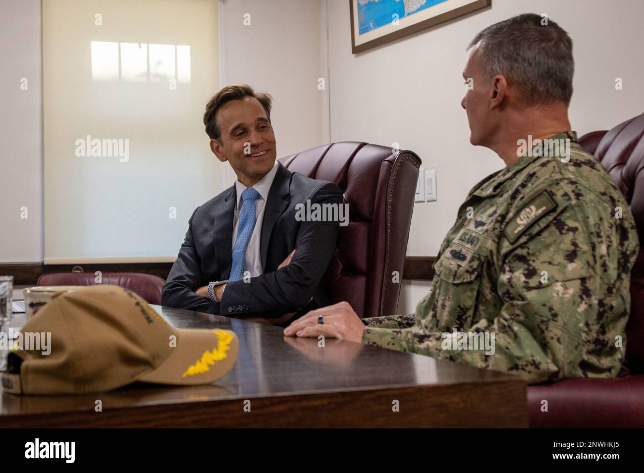 NAVAL SUPPORT ACTIVITY SOUDA BAY, Greece (Feb. 2, 2023) Capt. Odin Klug ...