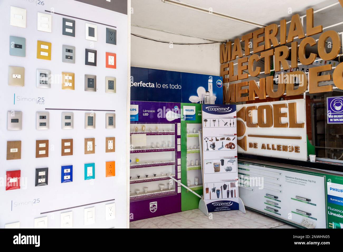 San Miguel de Allende Guanajuato Mexico,hardware store,electrical ...