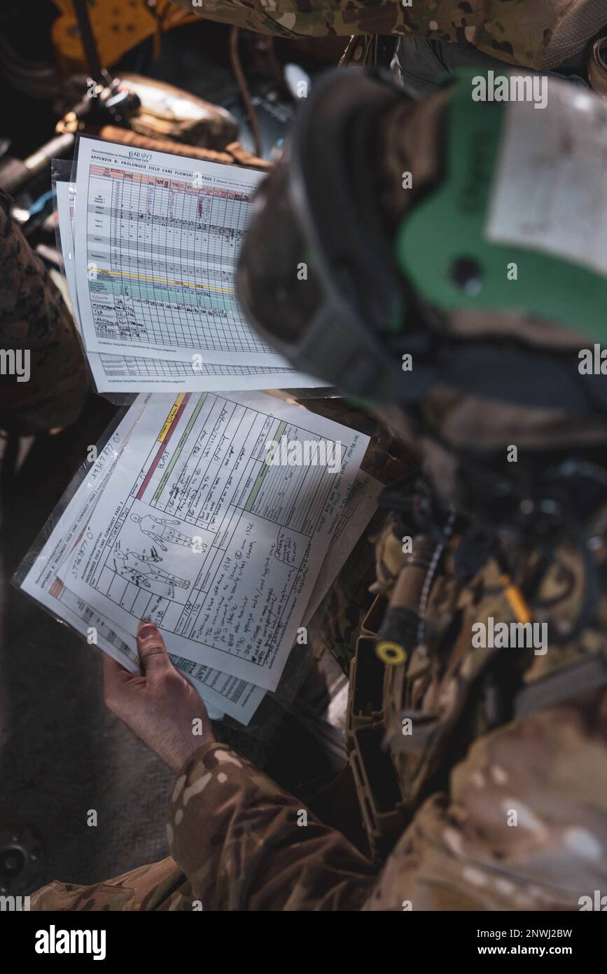 U.S. Air Force Master Sgt. John Rinaldi, an independent duty medic with ...