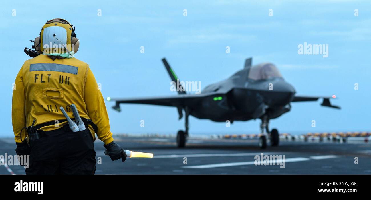 PHILIPPINE SEA (Jan. 14, 2023) Aviation Boatswain’s Mate (Handling ...