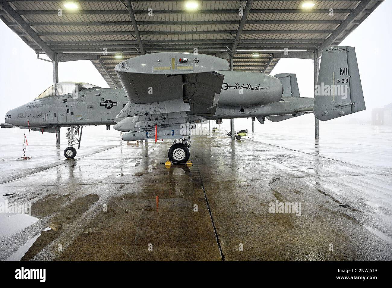 An A-10 Thunderbolt II from the 107th Fighter Squadron, Selfridge Air ...
