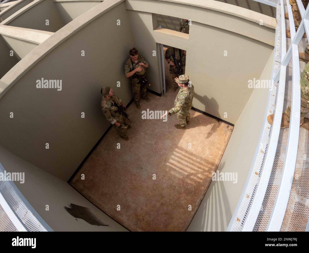 U.S. Army Sgt. Maj. Raymond Wrench, Command Sergeant Major of the 2nd ...