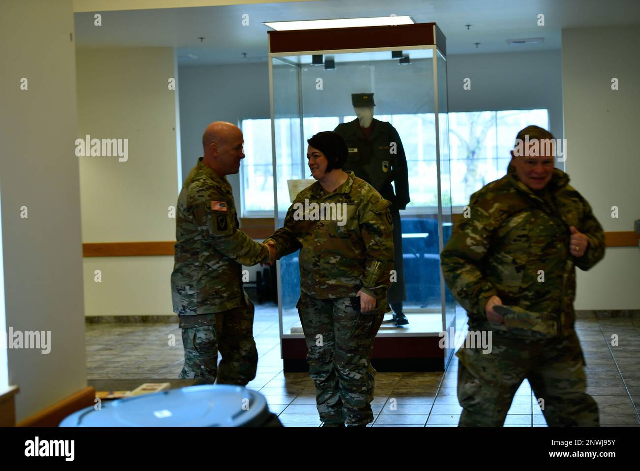 U.S. Army Col. Amanda Doyle, deputy commander of the 205th Regiment ...