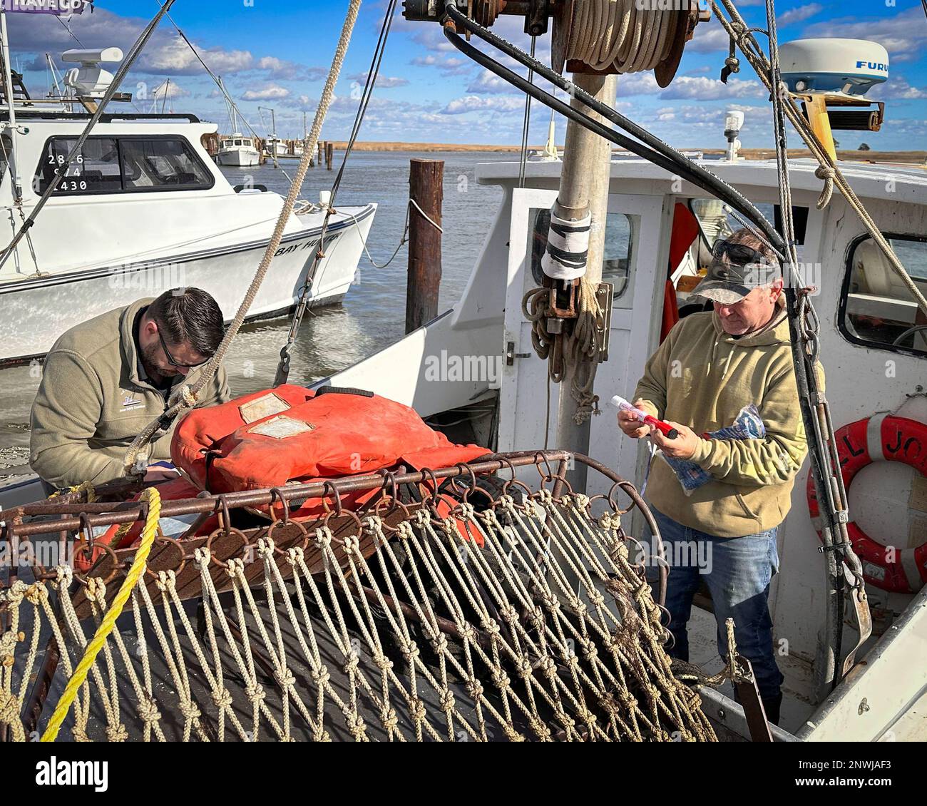 Commercial fishing vessel safety exam hi-res stock photography and ...