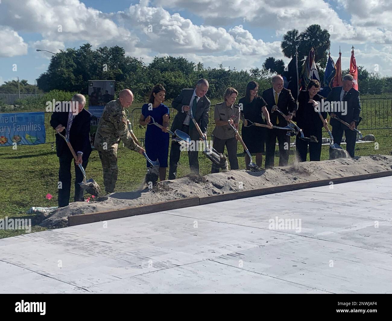 From left, Chief Operating Officer of Lendlease Communities Phillip ...