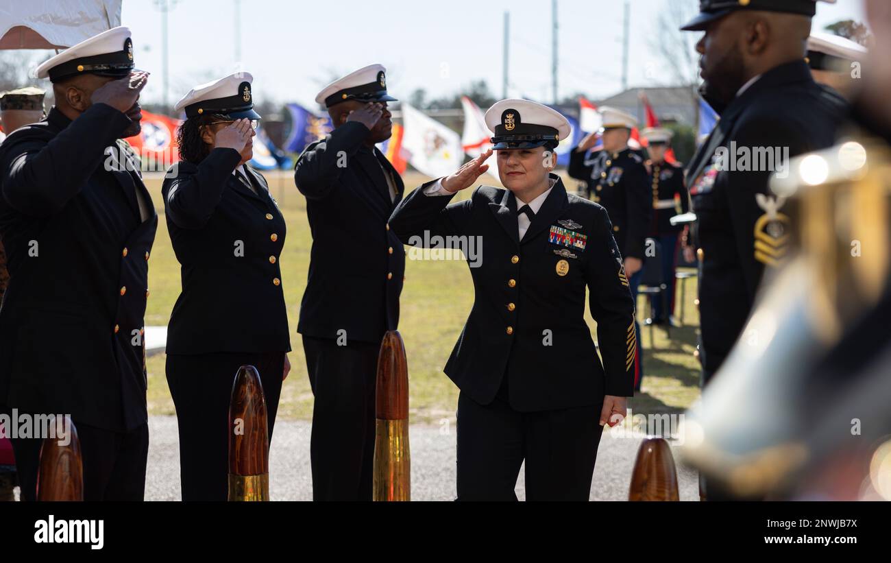 U.S. Navy Command Master Chief Petty Officer Carrie L. Weser, Command ...