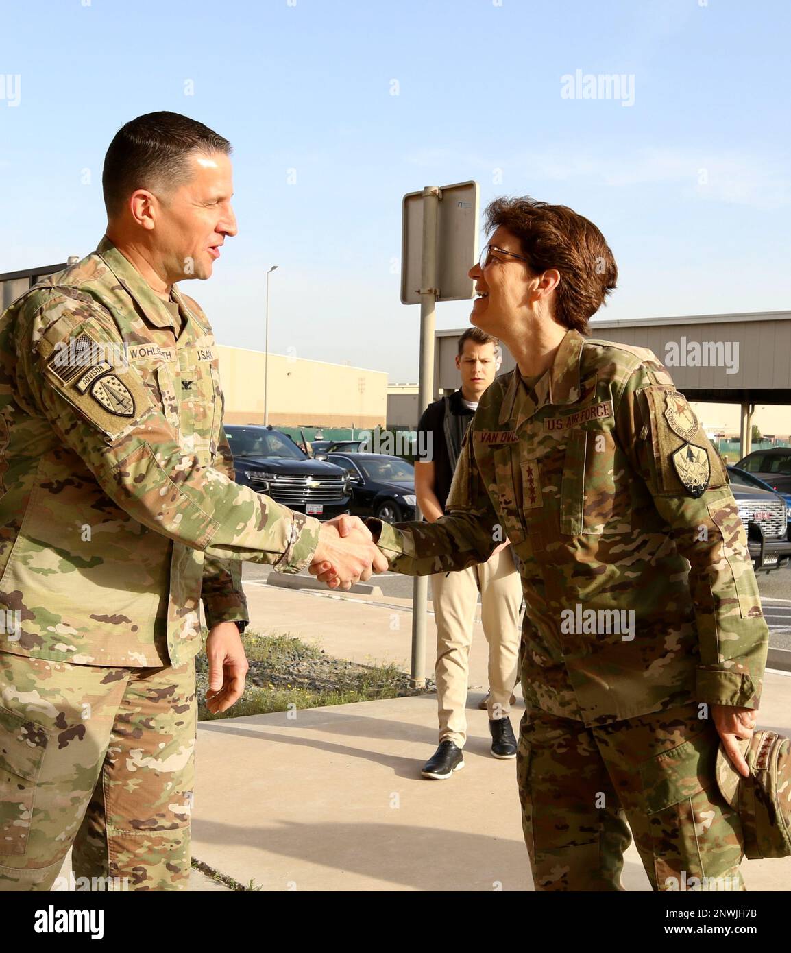 U.S. Army Col. Martin A. Wohlgemuth, commander, Area Support Group ...