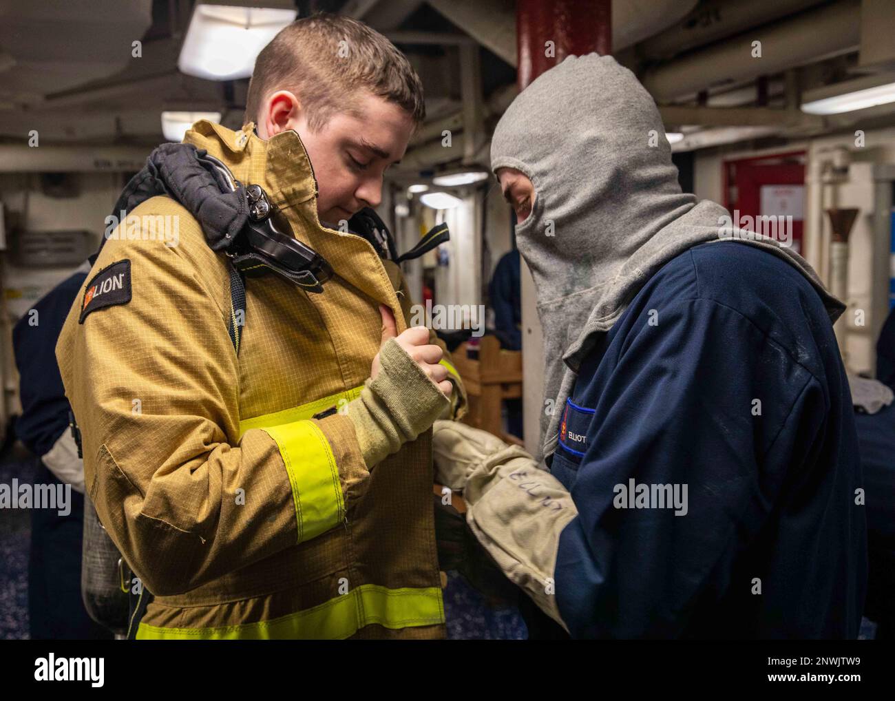 230215-N-IX644-1028 MEDITERRANEAN SEA (Feb. 15, 2023) Electrician’s ...