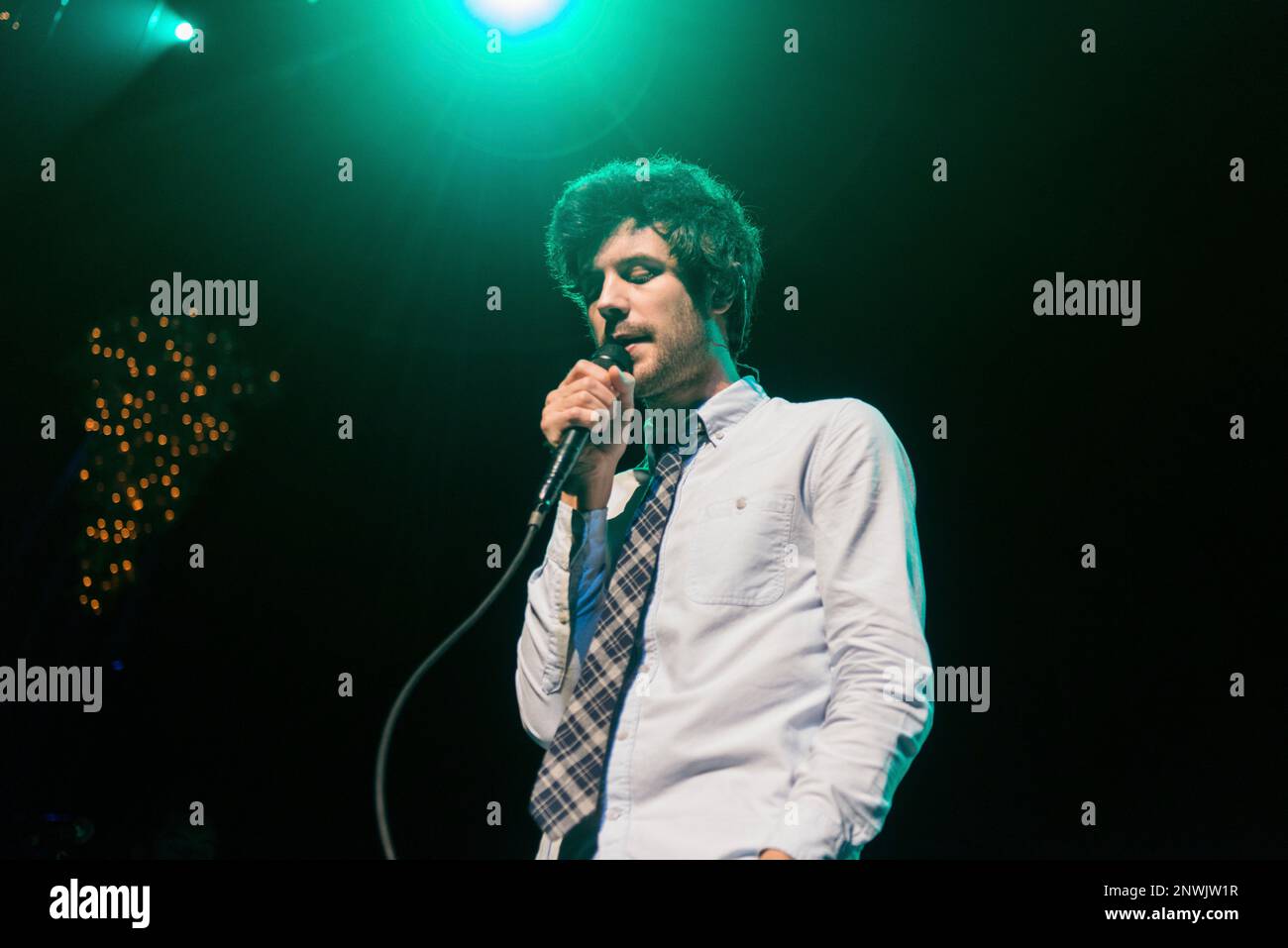 Michael Angelakos of Passion Pit performs at KROQ's Almost Acoustic ...