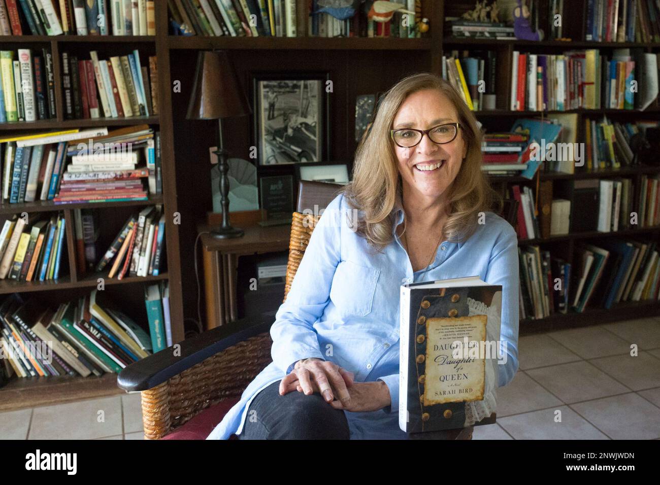Local author Sarah Bird poses for a portrait on Friday, Aug. 24, 2018 ...