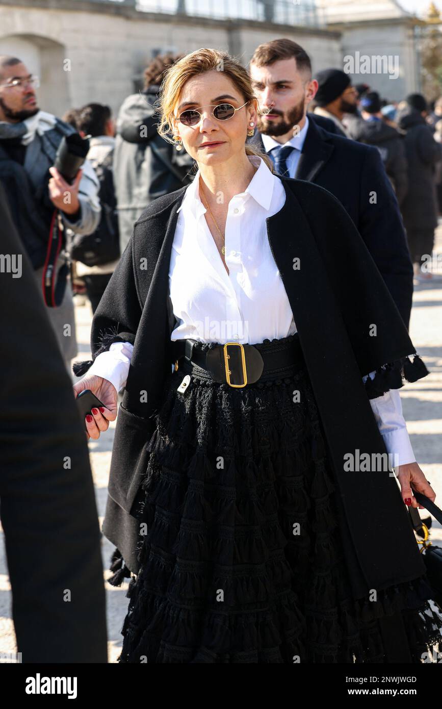 Paris, France. February 28, 2023, Clotilde Courau attends of the Dior ...
