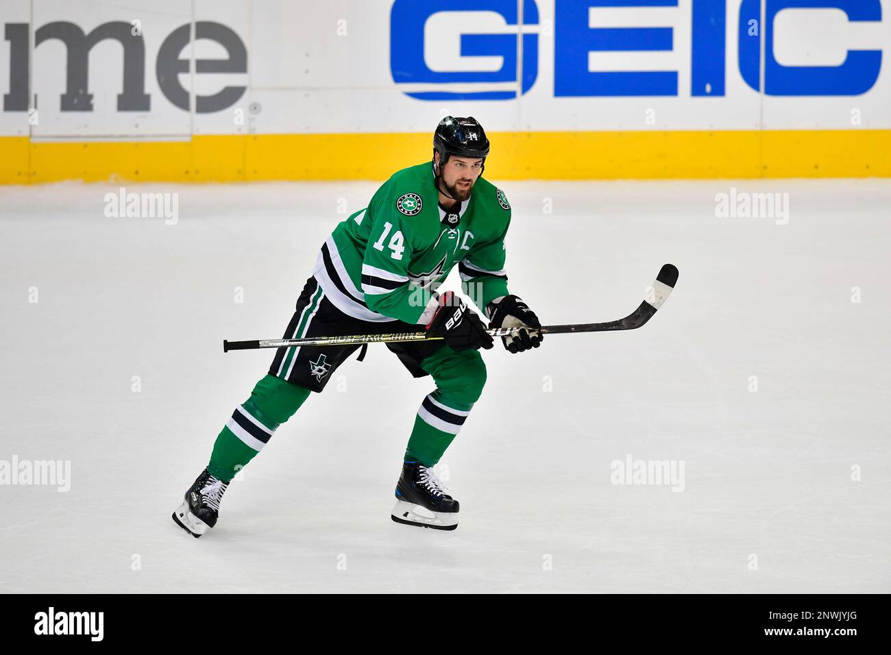 Dallas Stars left wing Jamie Benn (14) during the Minnesota Wild at ...