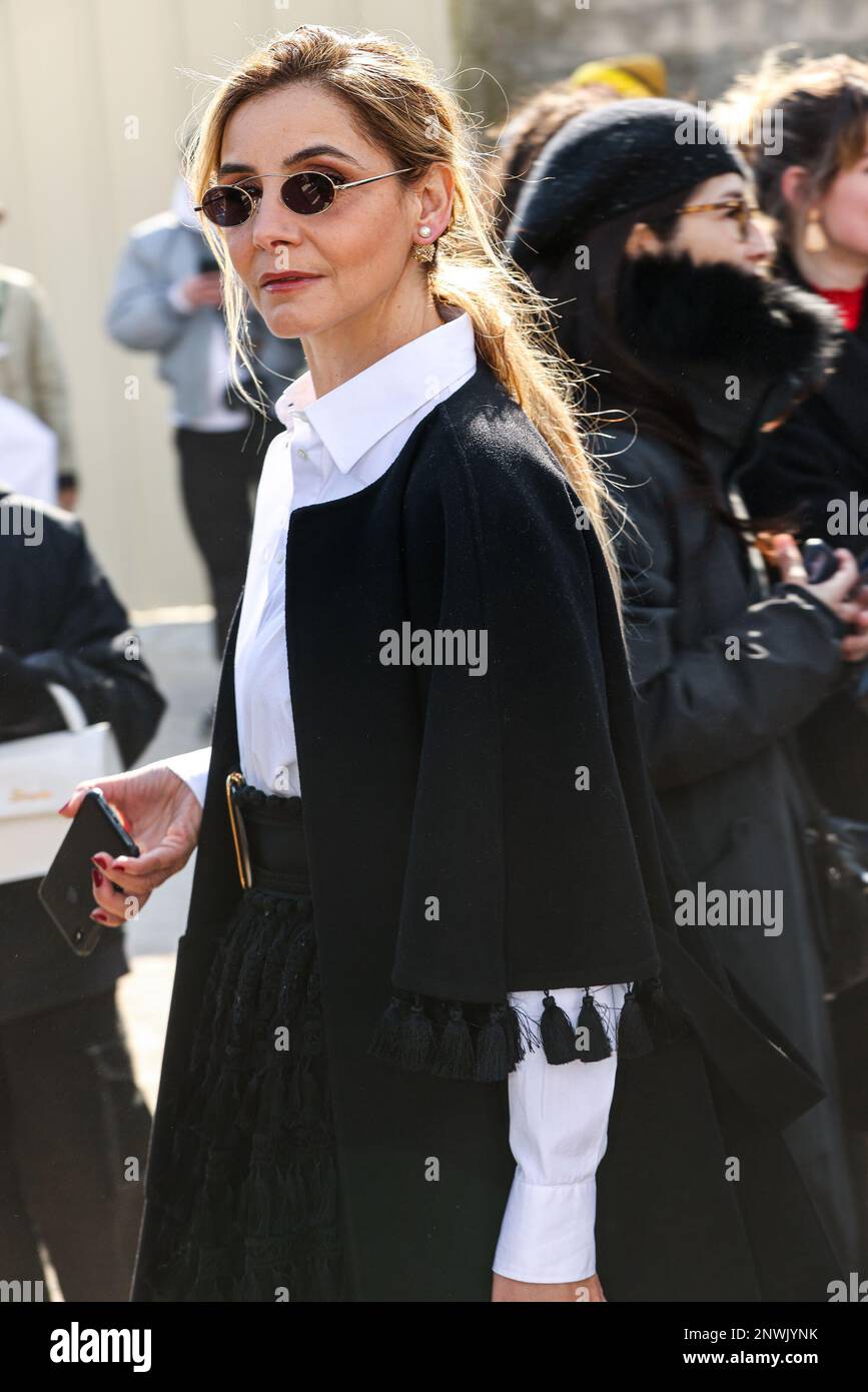 Paris, France. February 28, 2023, Clotilde Courau attends of the Dior ...