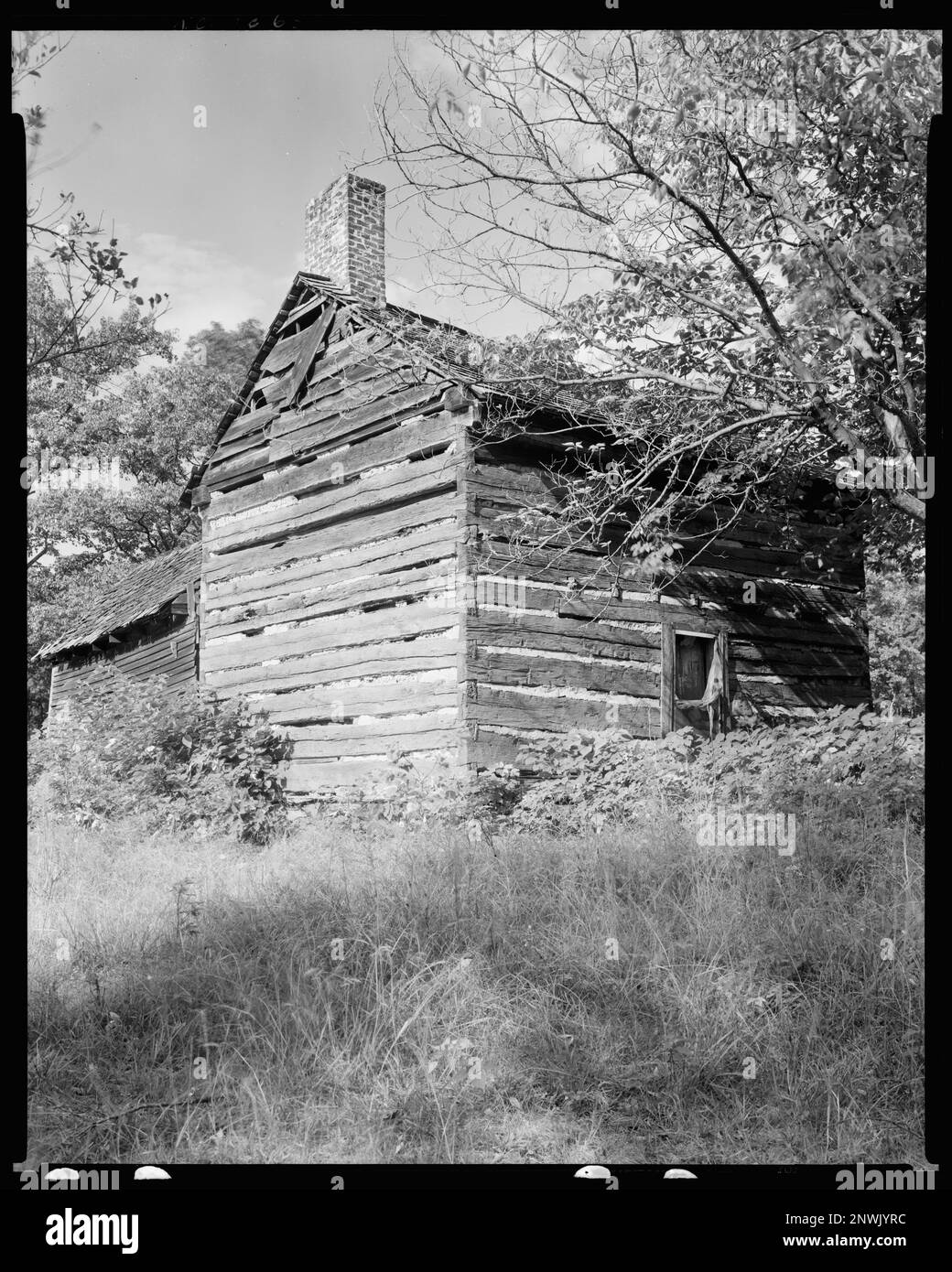 McIntire Log Cabin, Charlotte vic., Mecklenburg County, North Carolina ...