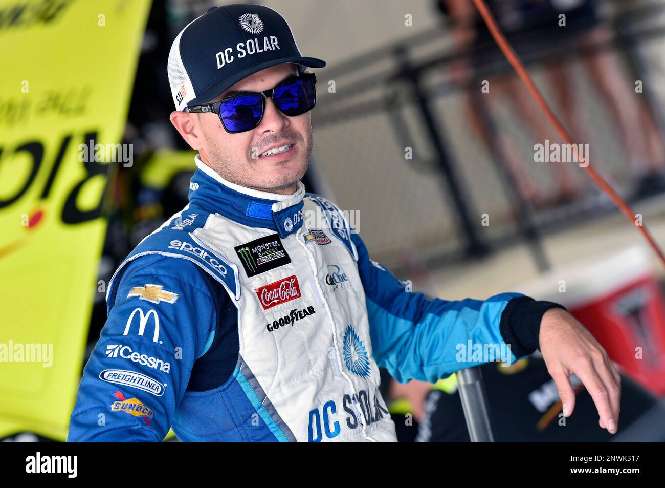 #42: Kyle Larson, Chip Ganassi Racing, Chevrolet Camaro DC Solar during ...