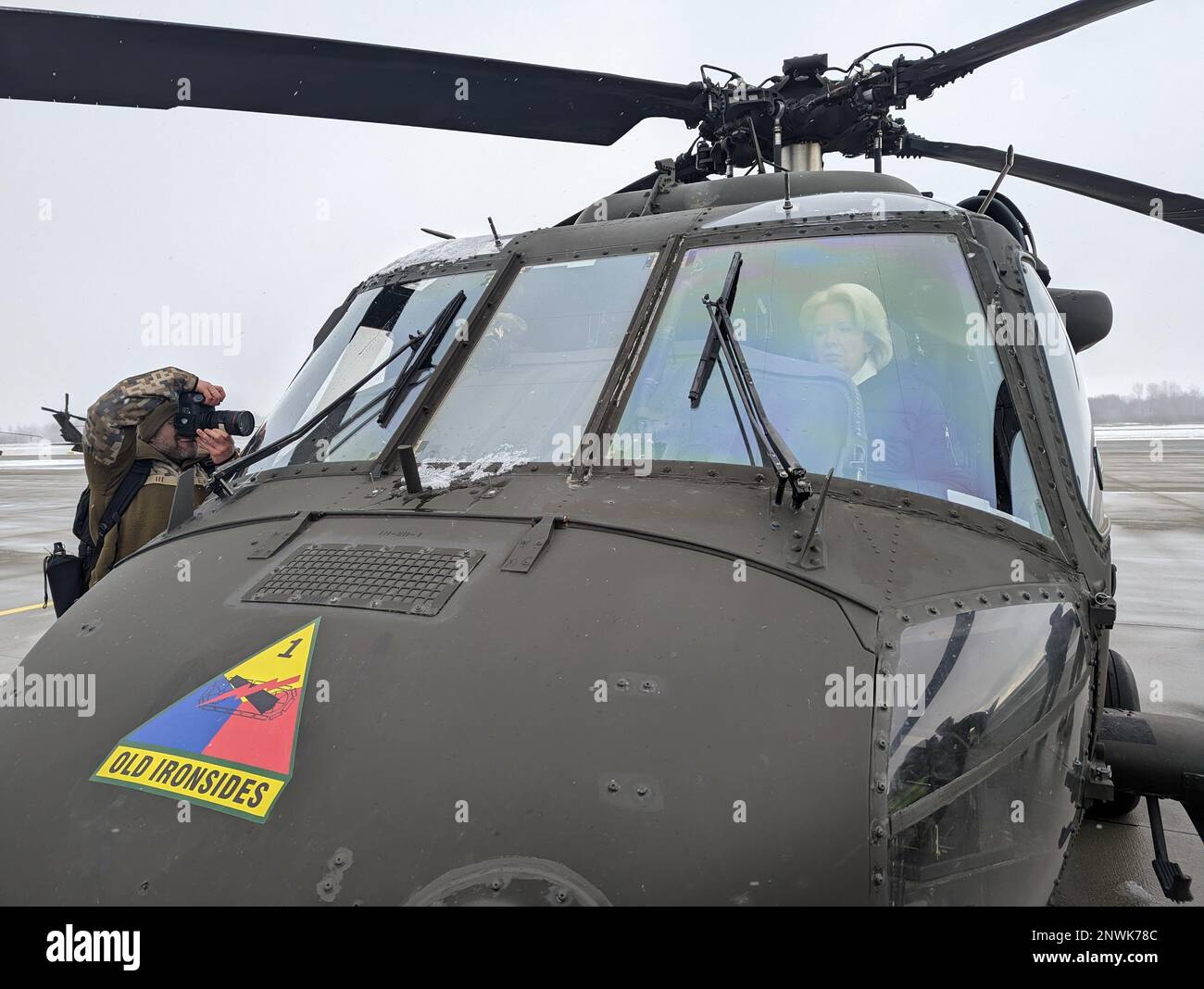 The Minister of Defense for the Republic of Latvia, Inara Murniece ...