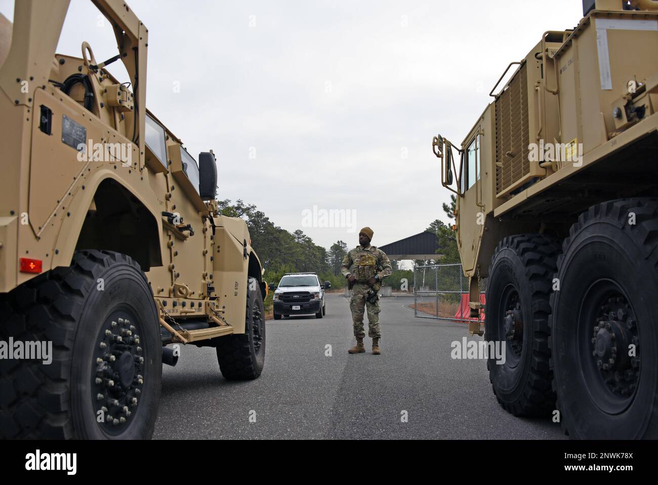 U.S. Air Force Staff Sgt. Raymond Sylvester, 87th Security Forces ...
