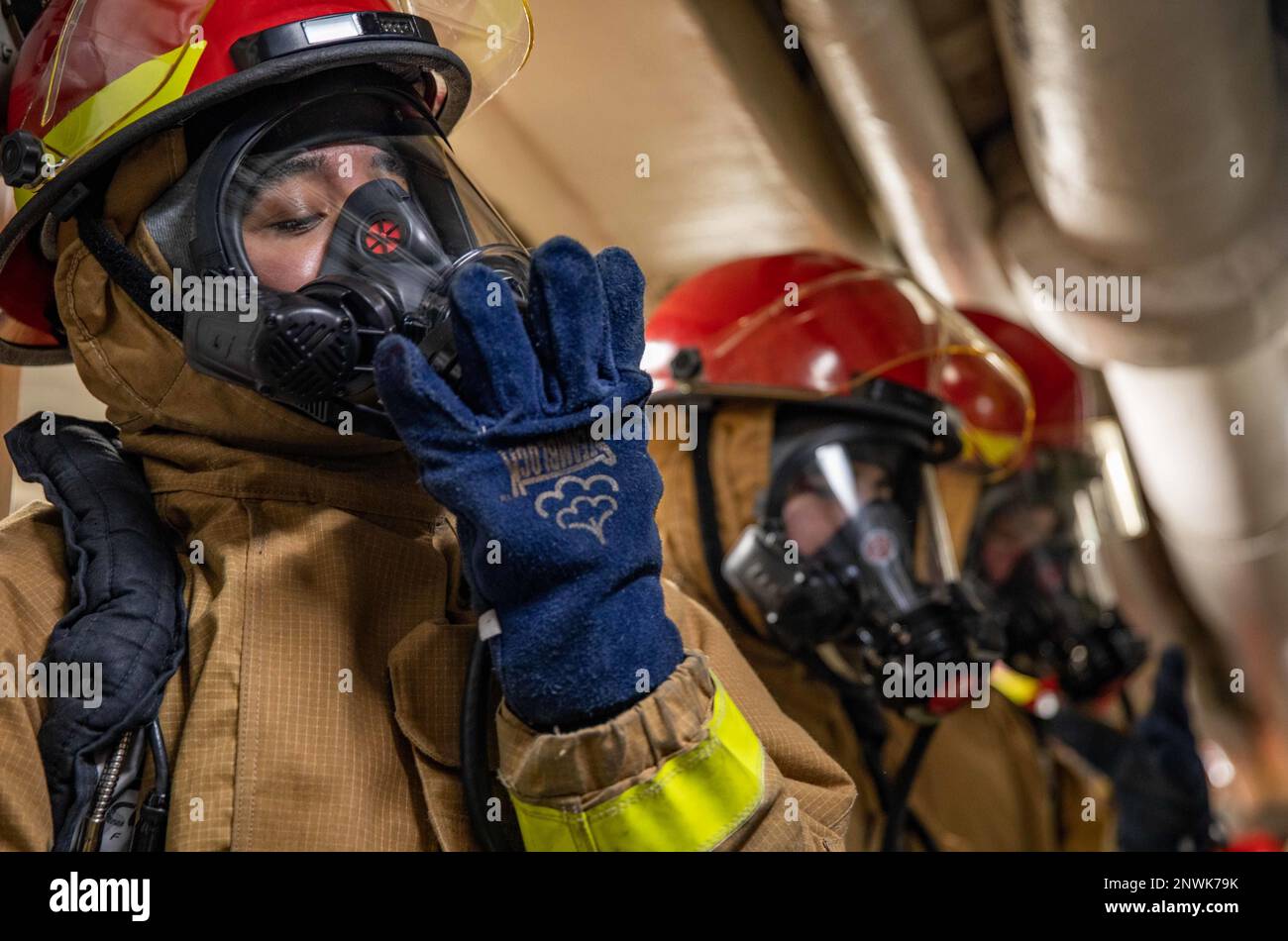 ATLANTIC OCEAN (Feb. 1, 2023) Fire Controlman (Aegis) 3rd Class Raymond ...