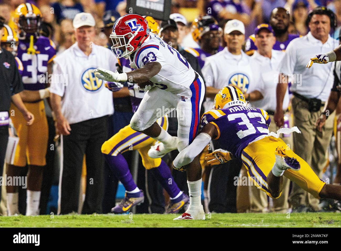 BATON ROUGE, LA - SEPTEMBER 22: Louisiana Tech Bulldogs wide receiver ...