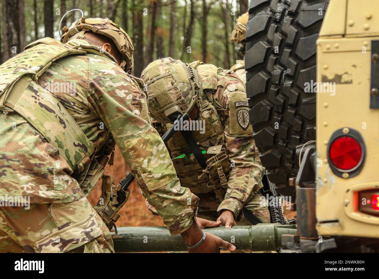 Military advisors assigned to 1st Security Force Assistance Brigade ...
