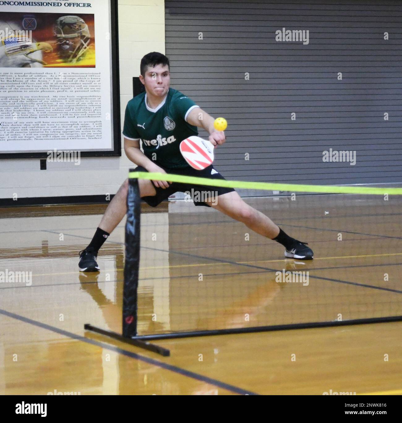 Pickleball made its first appearance inside Magrath Sports Complex on ...