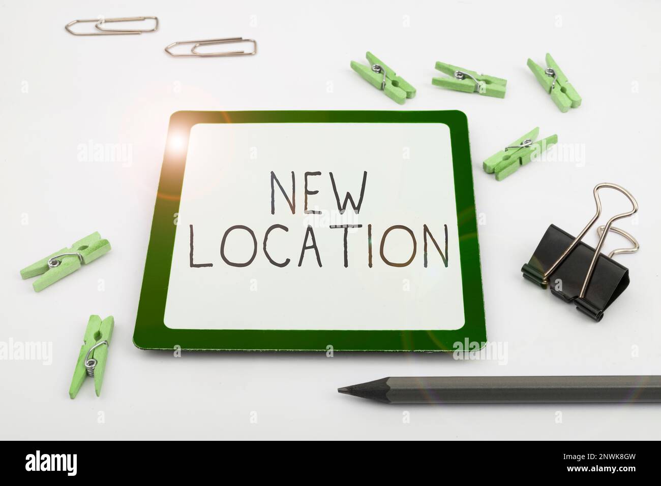 Handwriting text New Location, Business approach Get located on a new ...