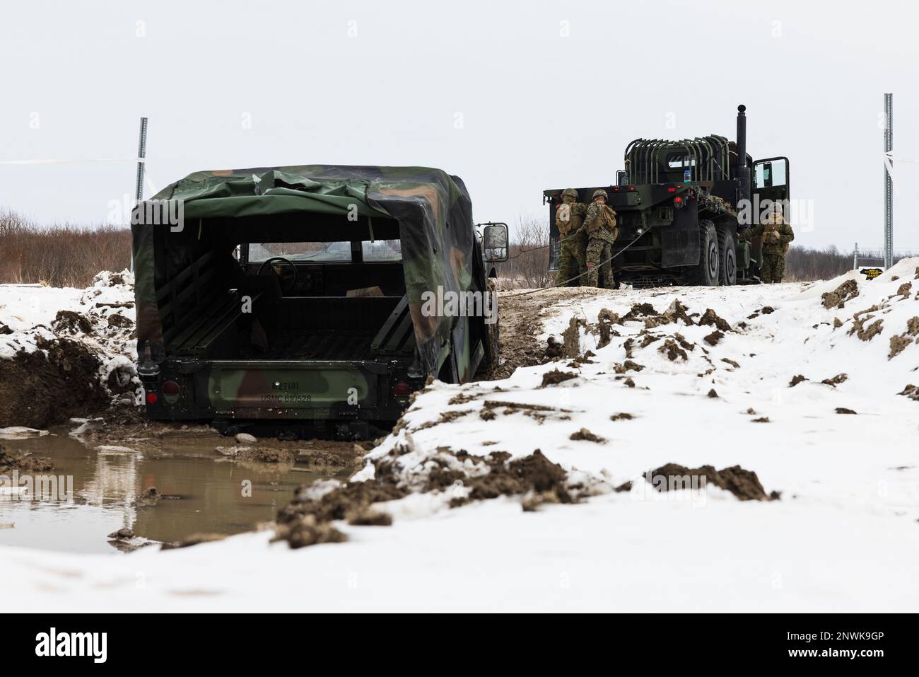 U.S. Marines with 2nd Landing Support Battalion (LSB), Combat Logistics ...