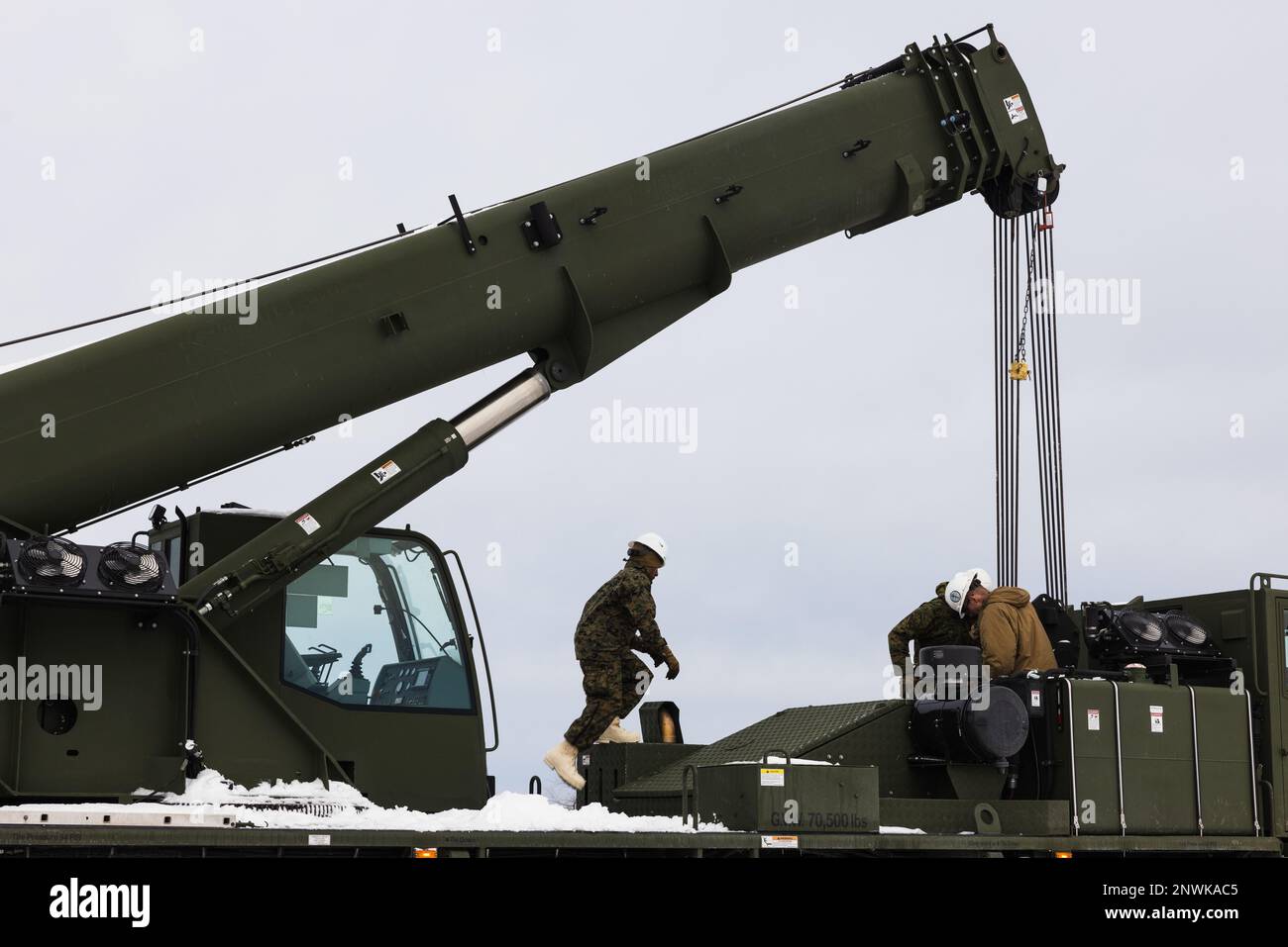 U.S. Marines with 2nd Landing Support Battalion (LSB), Combat Logistics ...