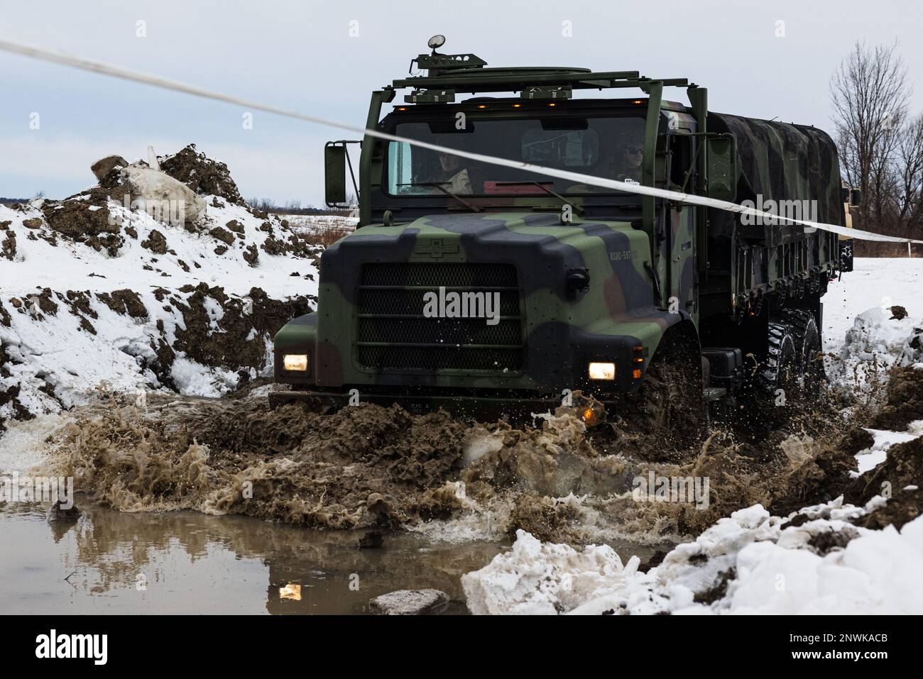 U.S. Marines with 2nd Landing Support Battalion (LSB), Combat Logistics ...