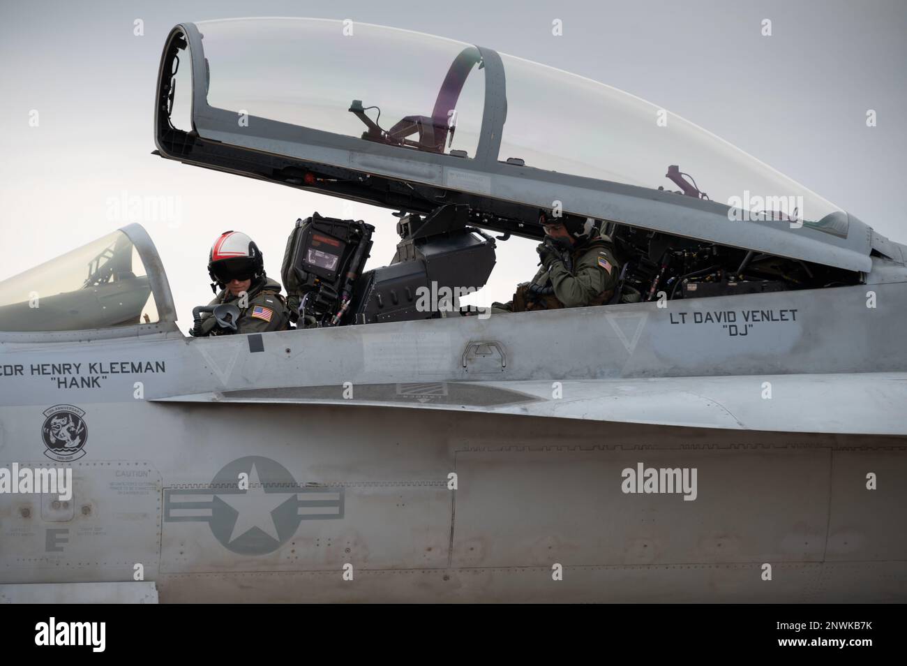 U.S. Navy Lt. j.g. Greyson Thompson and U.S. Navy Lt. j.g. Dustin Labit ...