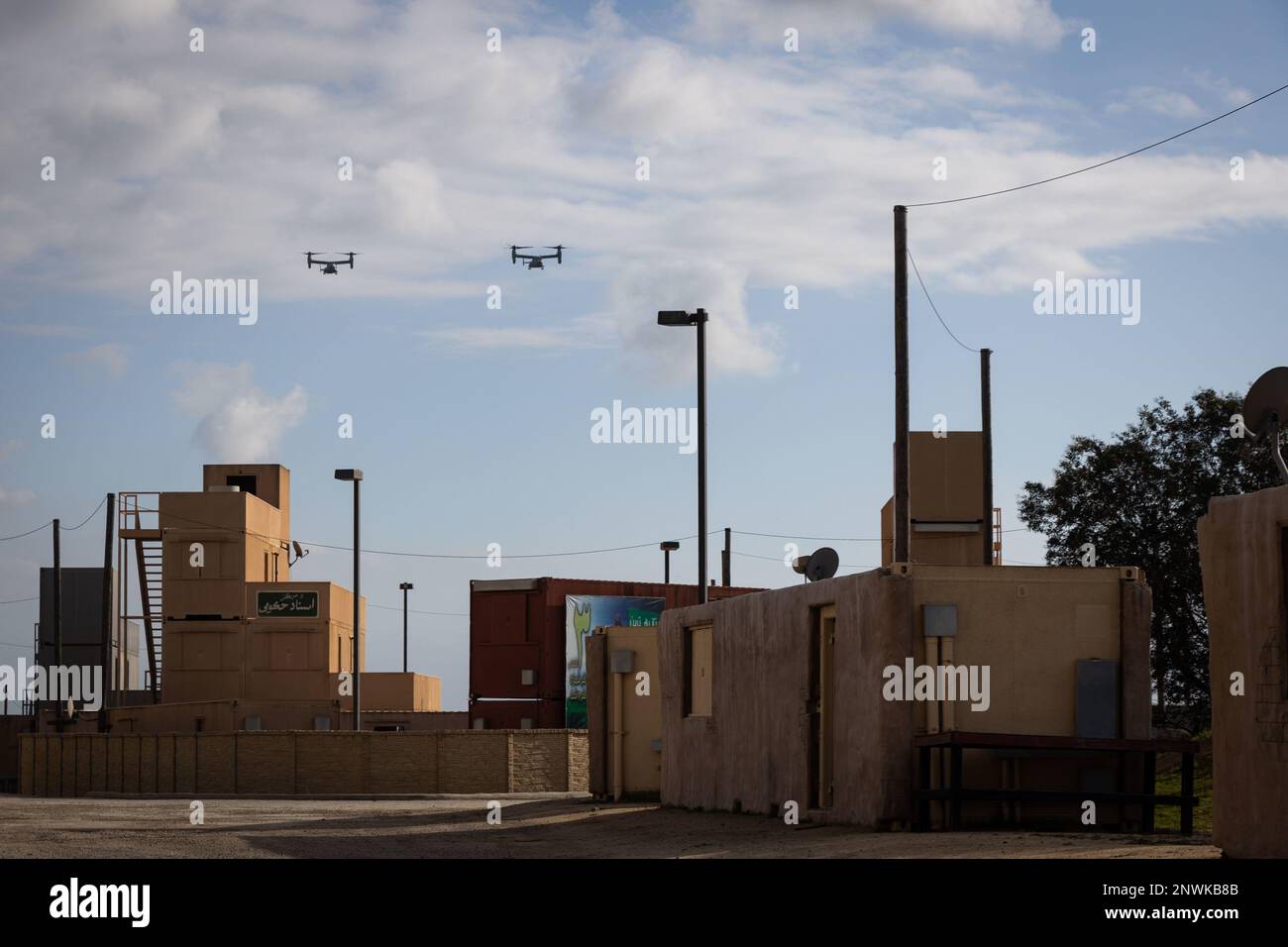 U.S. Marine Corps MV-22B Ospreys assigned to 3rd Marine Aircraft Wing ...