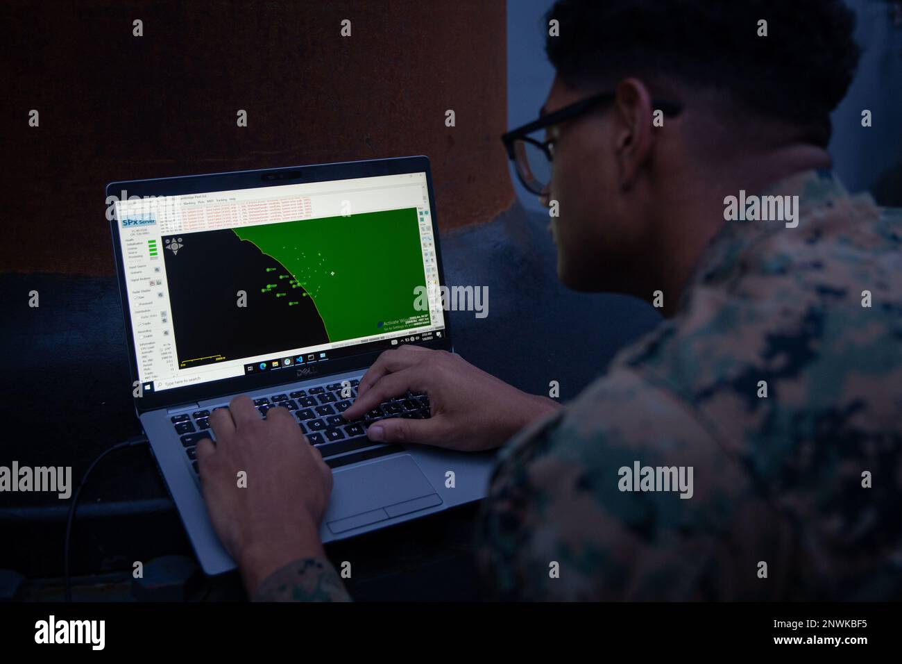 SOUTH CHINA SEA (Jan. 6, 2023) – U.S. Marine Corps Cpl. Aaron Medina, a ...