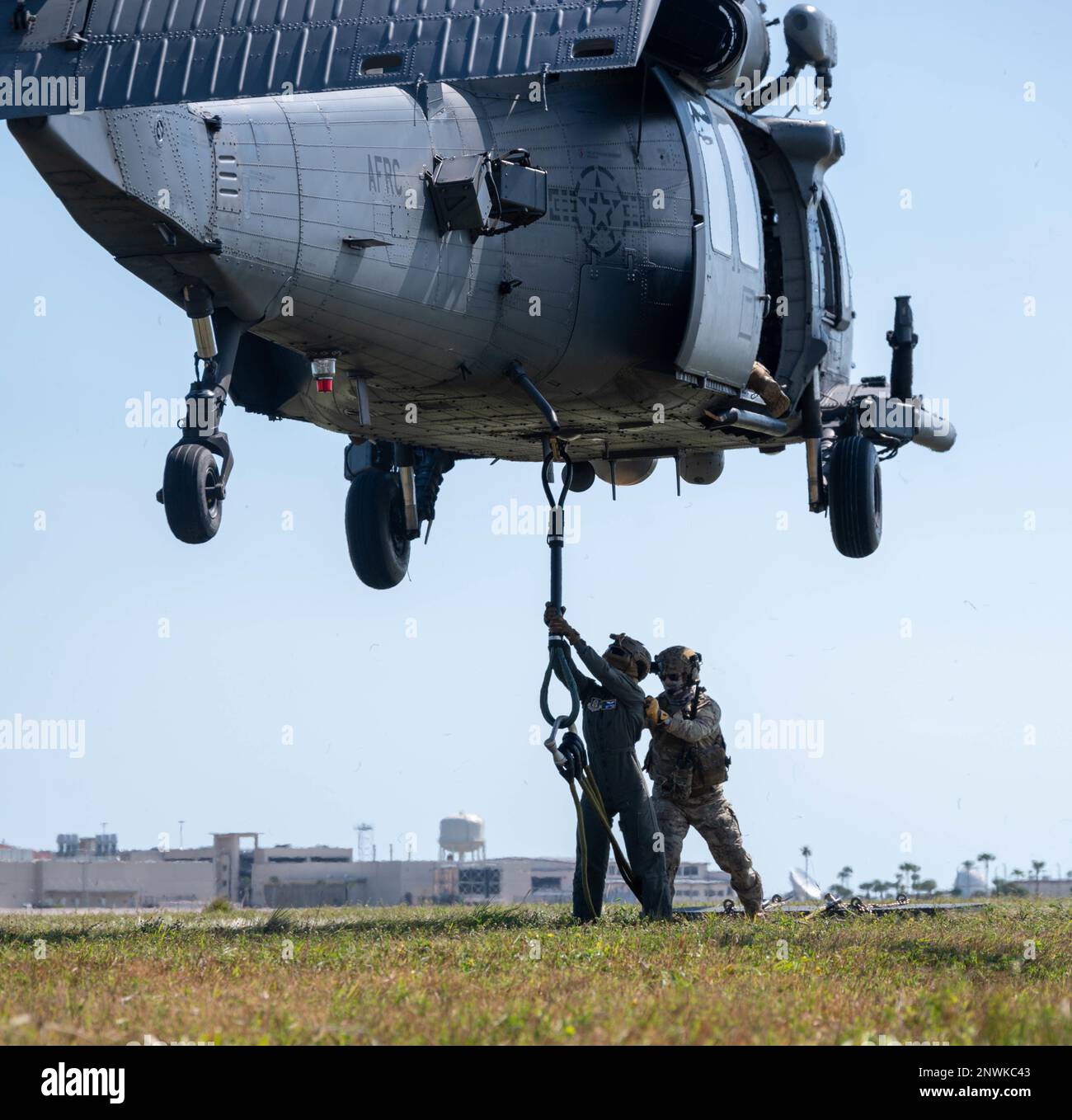 Master Sgt. Daniel Webb and Staff Sgt. Bailey Shorten, 301st Rescue ...