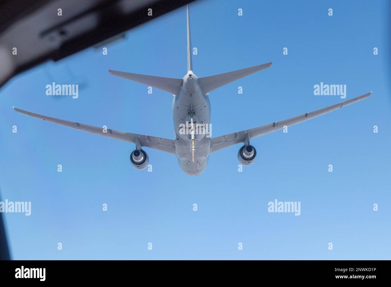 A KC-46A Pegasus from McConnell Air Force Base, Kansas, prepares to ...