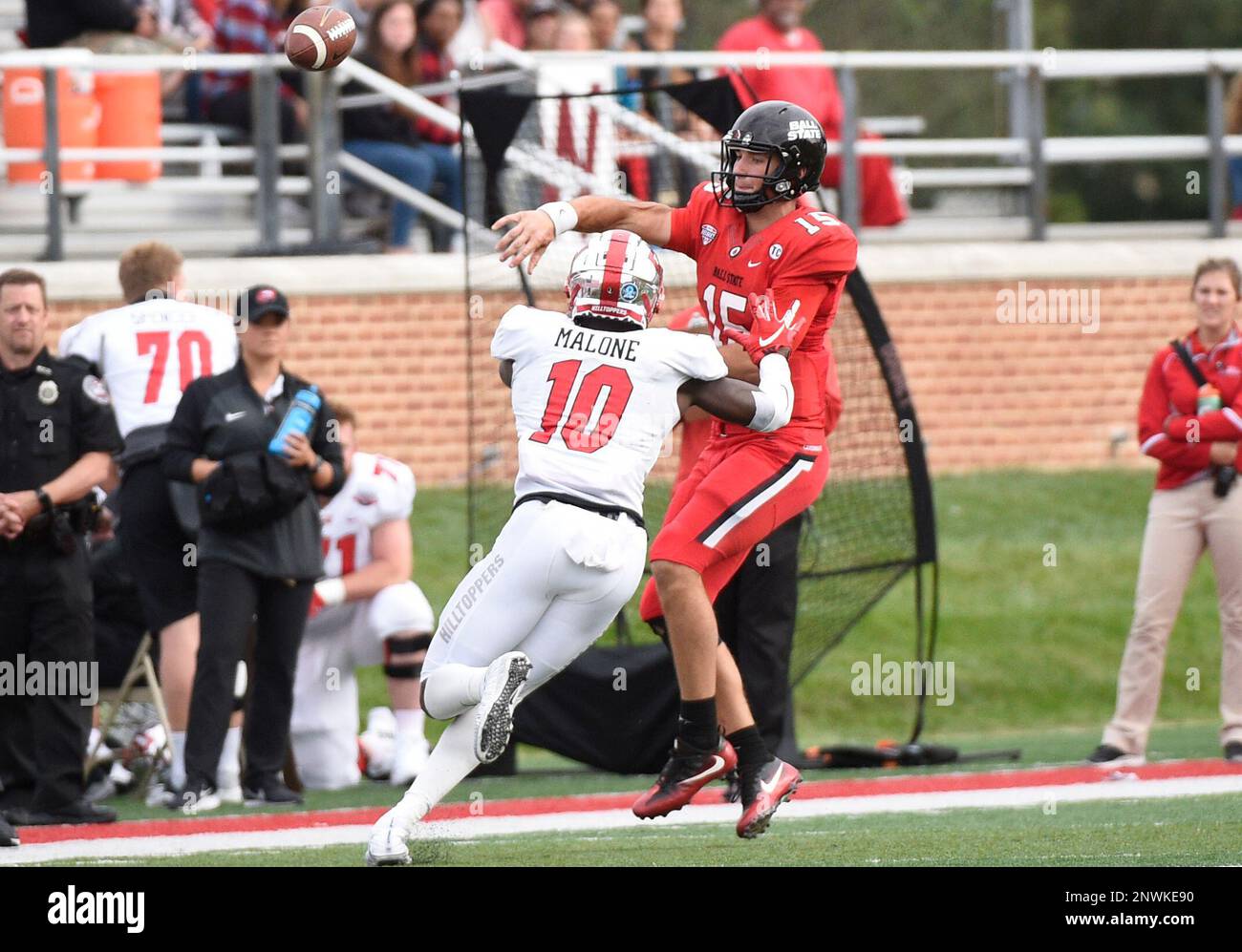 September 22, 2018 Western Kentucky Hilltoppers defensive lineman ...