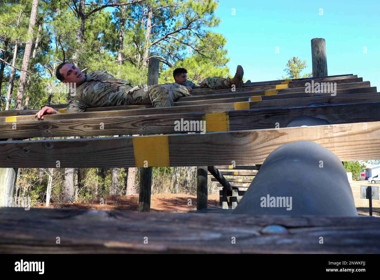 Spc. Jonathan Bramblett and Sgt. Xavier Melendez, participants in the ...
