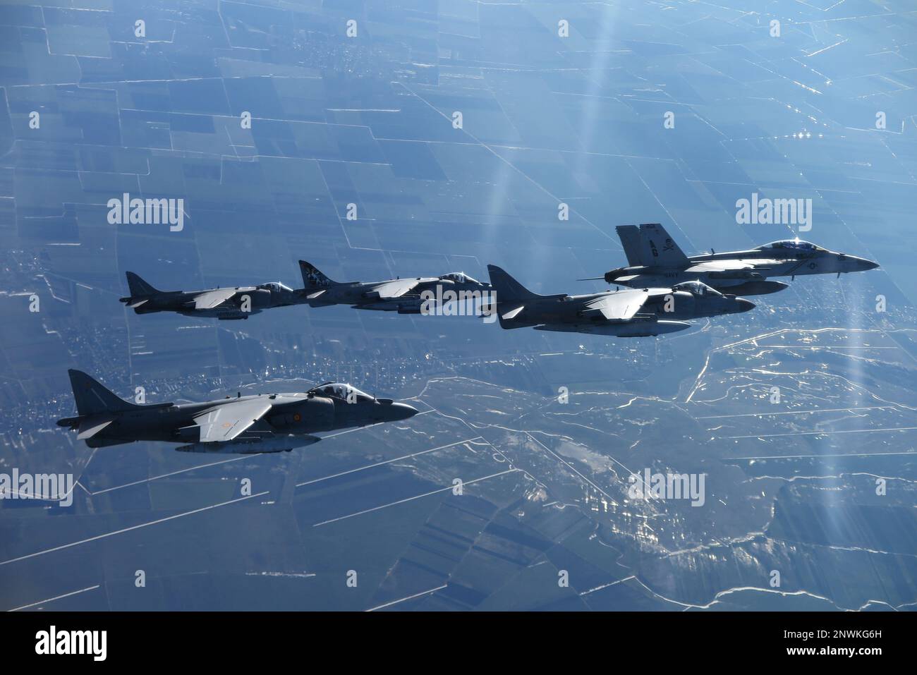 230220-N-NO777-1003 ROMANIA (Feb. 20, 2023) An F/A-18F Super Hornet ...