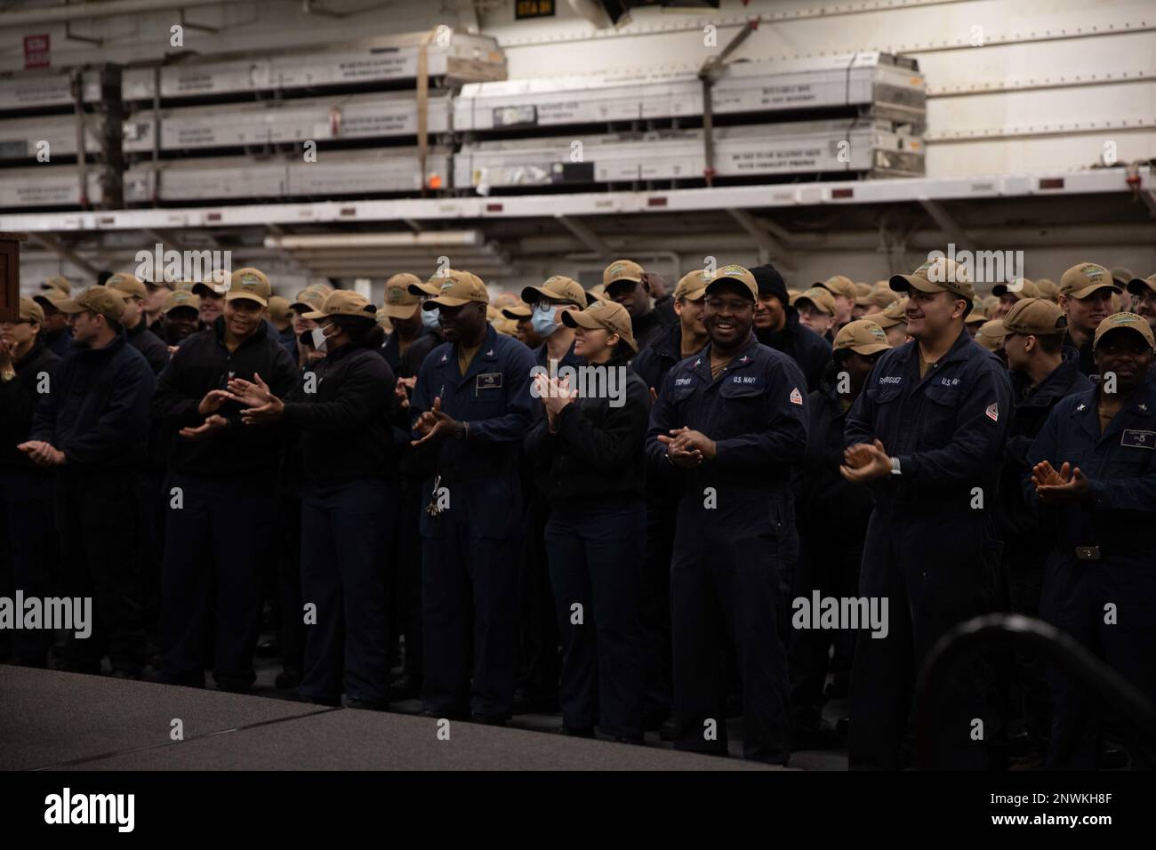 NORFOLK, Va. (Jan. 9, 2023) Wasp-class amphibious assault ship USS ...