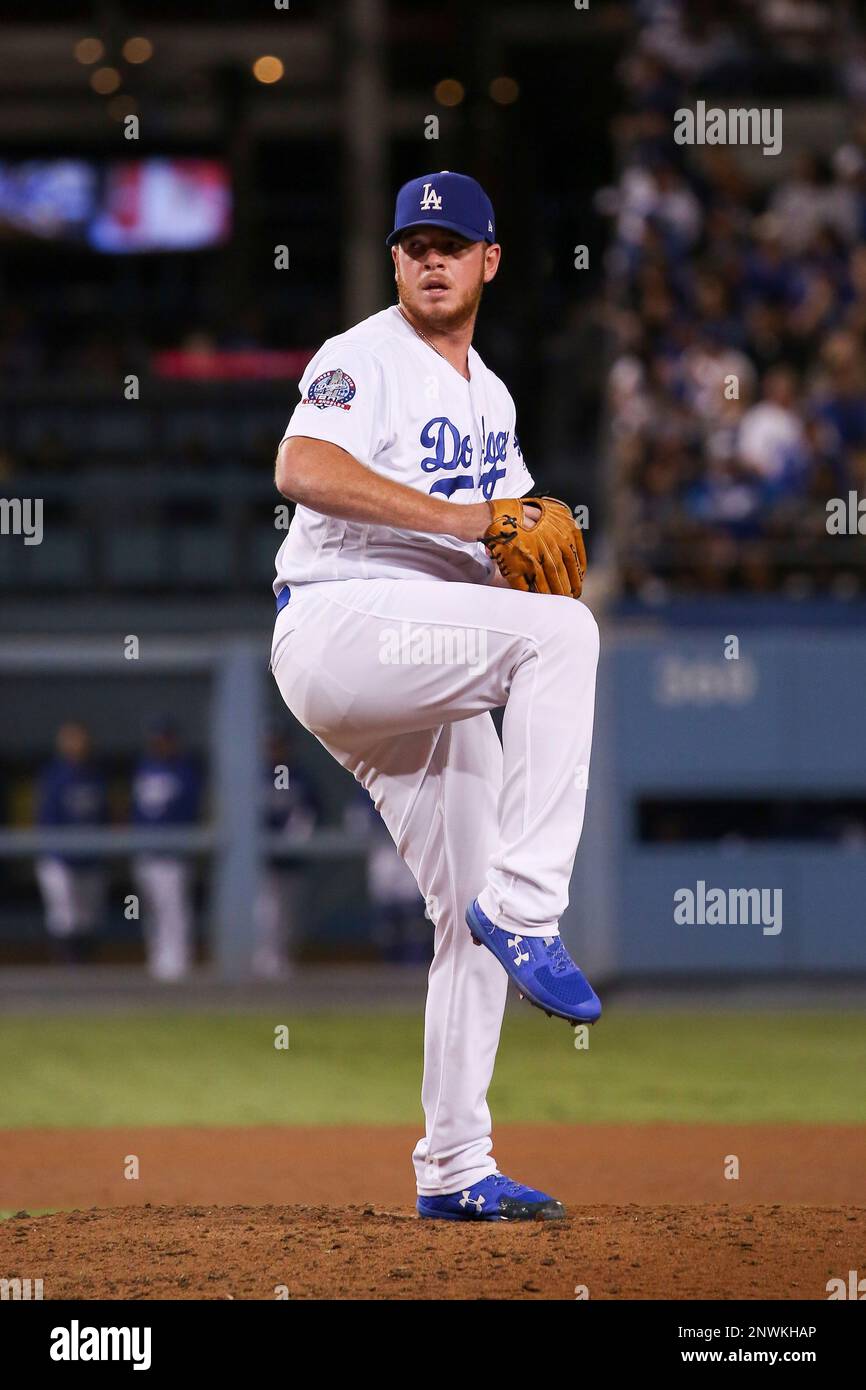 LOS ANGELES, CA - SEPTEMBER 19: Los Angeles Dodgers Pitcher Caleb ...