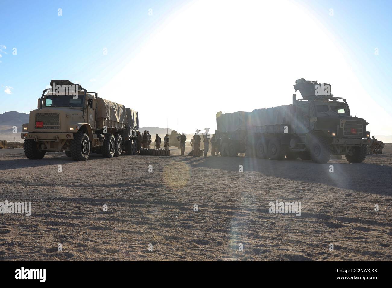 U.S. Marines with Fox Company, 2nd Battalion, 7th Marine Regiment (REIN ...