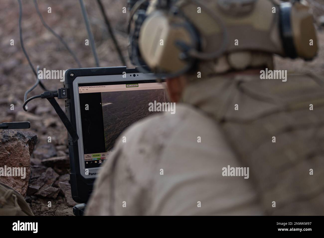 A Reconnaissance Marine with Company C, 1st Reconnaissance Battalion ...