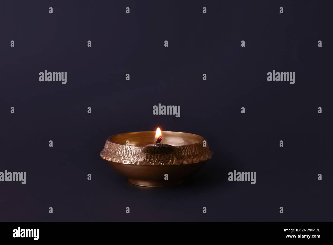 Diya on black background hi-res stock photography and images - Alamy