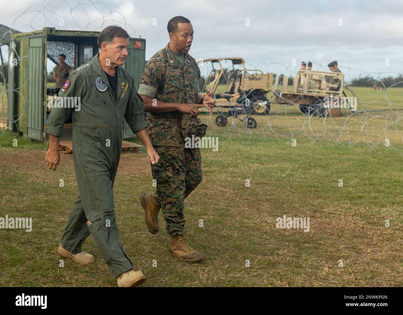 Adm. John C. Aquilino, Commander of U.S. Indo-Pacific Command, left ...