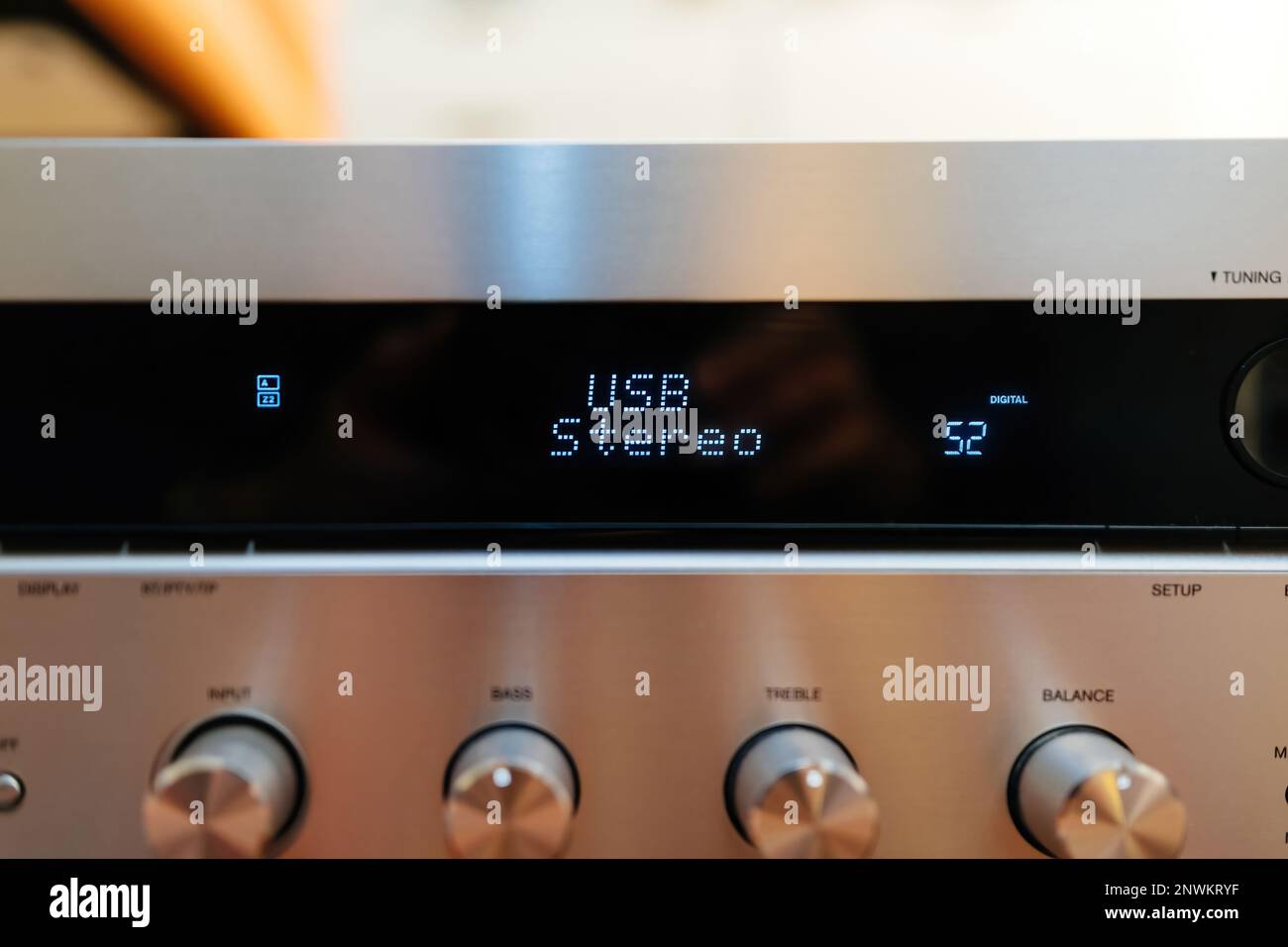 USB stereo text on the LCD display aluminum facade figh-end stereo ...