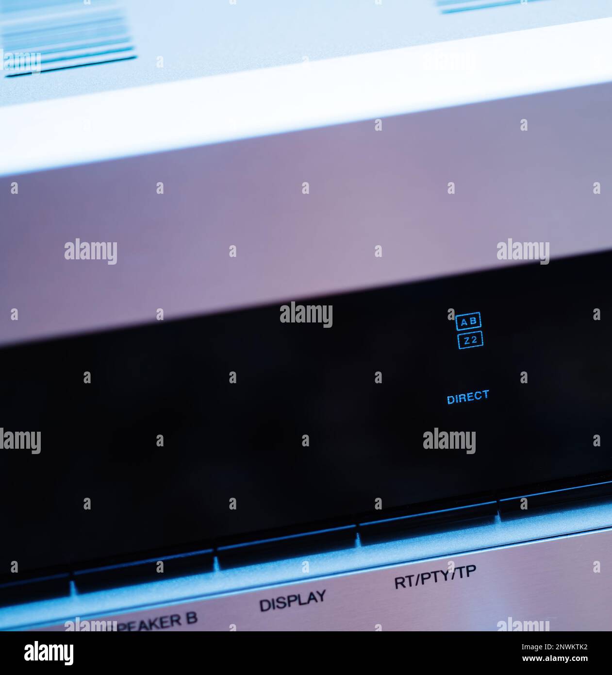 AB speakers direct text on the LCD display aluminum facade figh-end ...