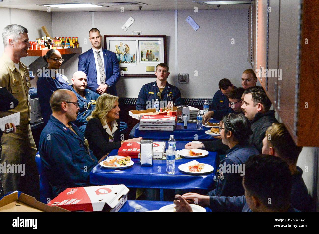 230203-N-ZS023-1103 SAN DIEGO (Feb. 3, 2023) First Lady Dr. Jill Biden ...